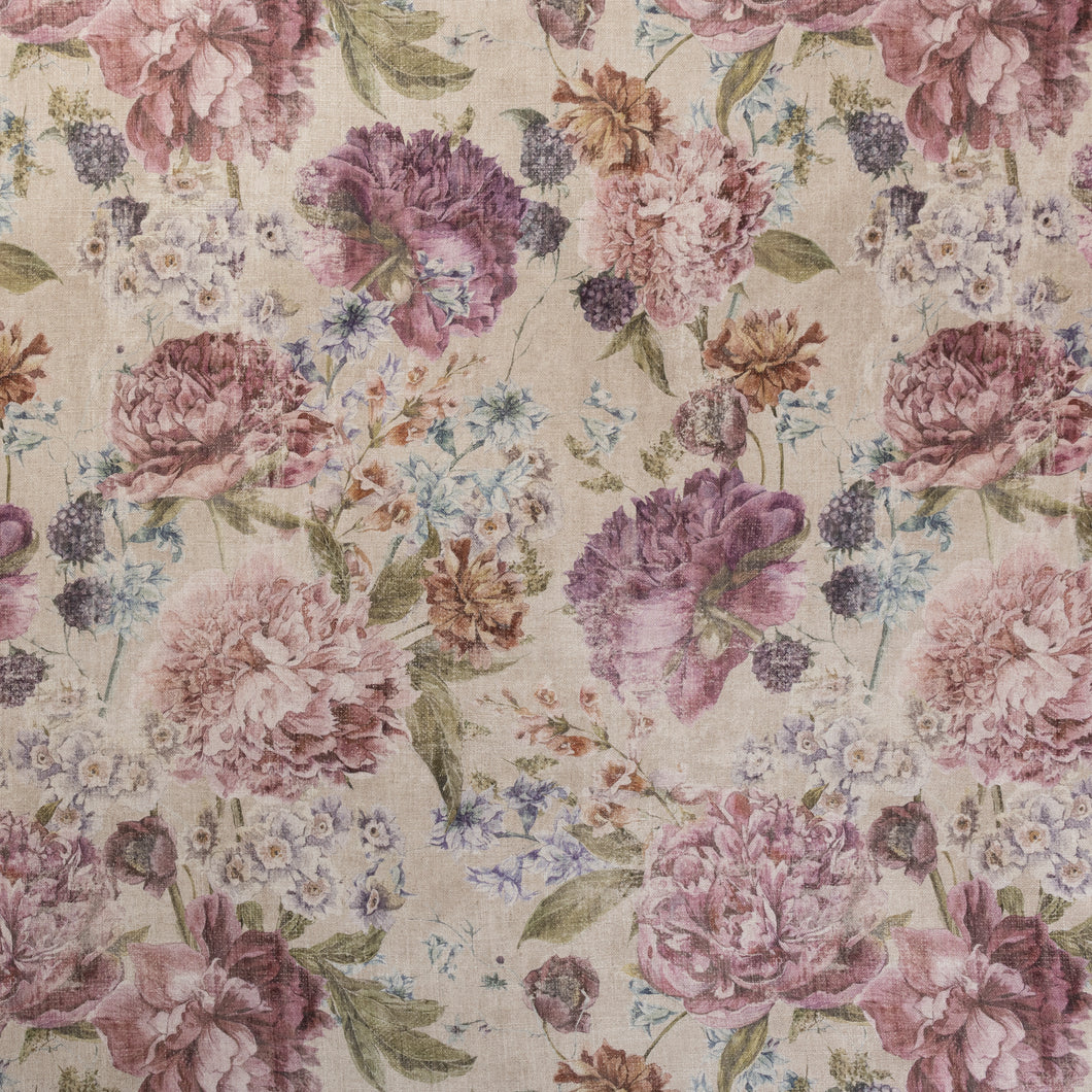 Peonia Linen - Plum – swafferfabrics